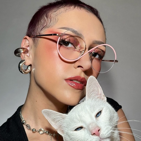 Zeelool | Accessories | Zeelool Half Circle Round Eye Glasses | Poshmark